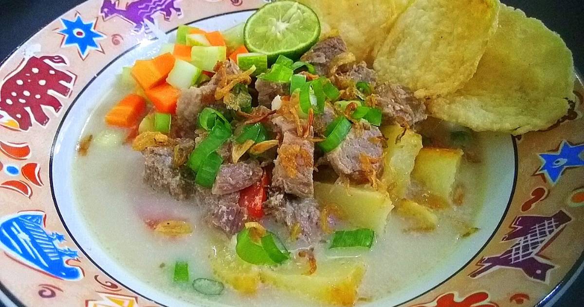 Resep Soto Daging Susu - Haluan Lifestyle